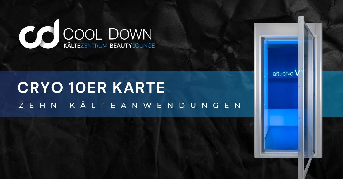 Kryotherapie -85°C - 10er Karte – Cool Down